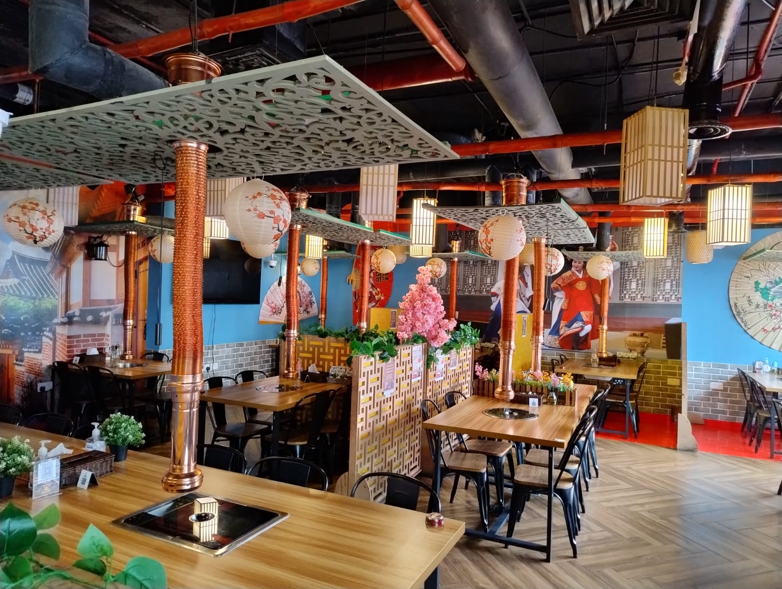Korean BBQ Electra Street Abu Dhabi | Mukbang Shows Restaurant