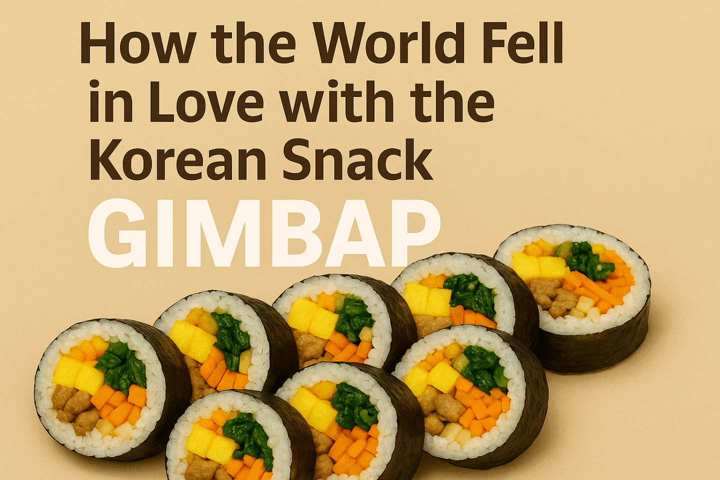 How the World Fell in Love with the Korean Snack Gimbap